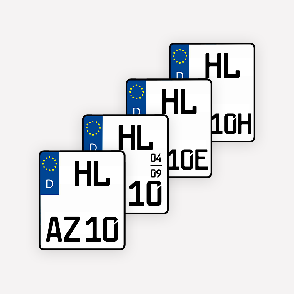 Motorradkennzeichen – A&Z Autoschilder und Zulassungsservice